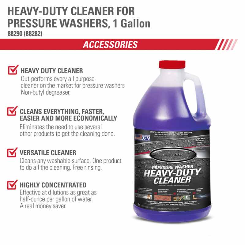 Heavy Duty Pressure Washer Detergent | In Stock | Ships Fast
