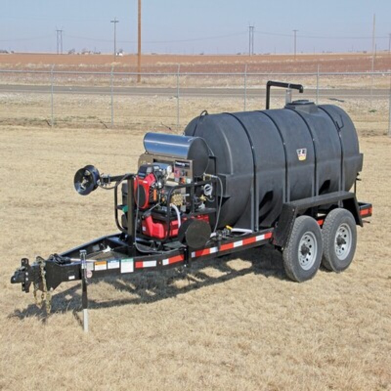 Water Trailer with Hot Pressure Washer | Efficient Cleaning Solution